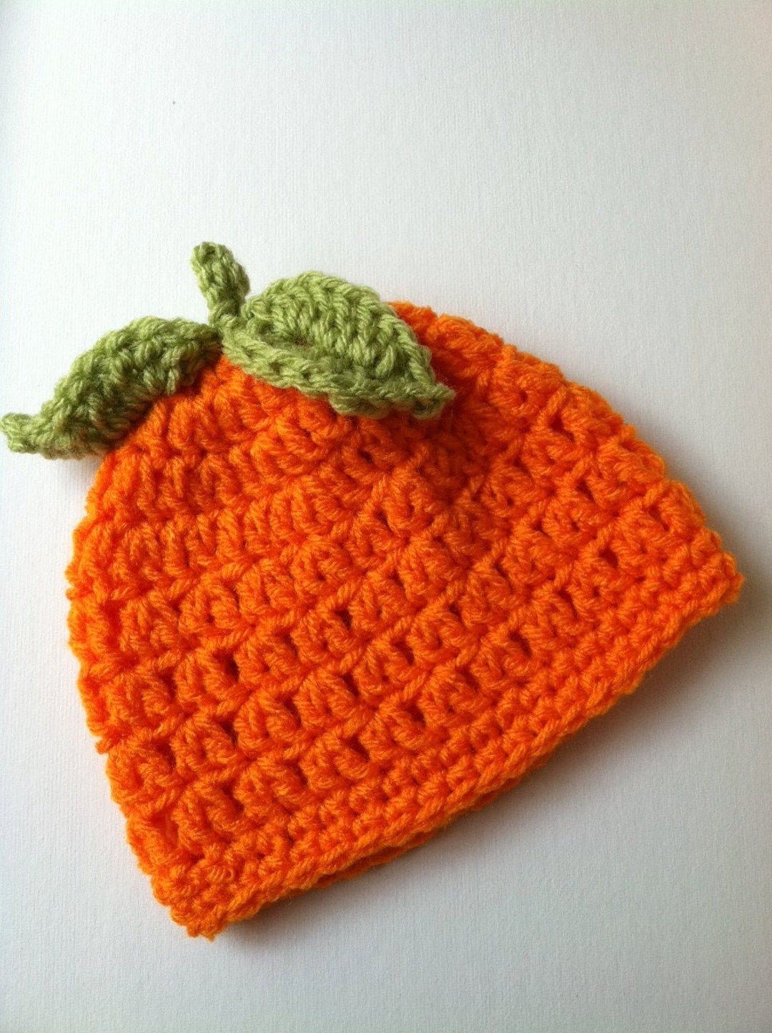 Pumpkin Baby Beanie, Halloween Hat, Thanksgiving Hat, Crochet Baby Hat ...