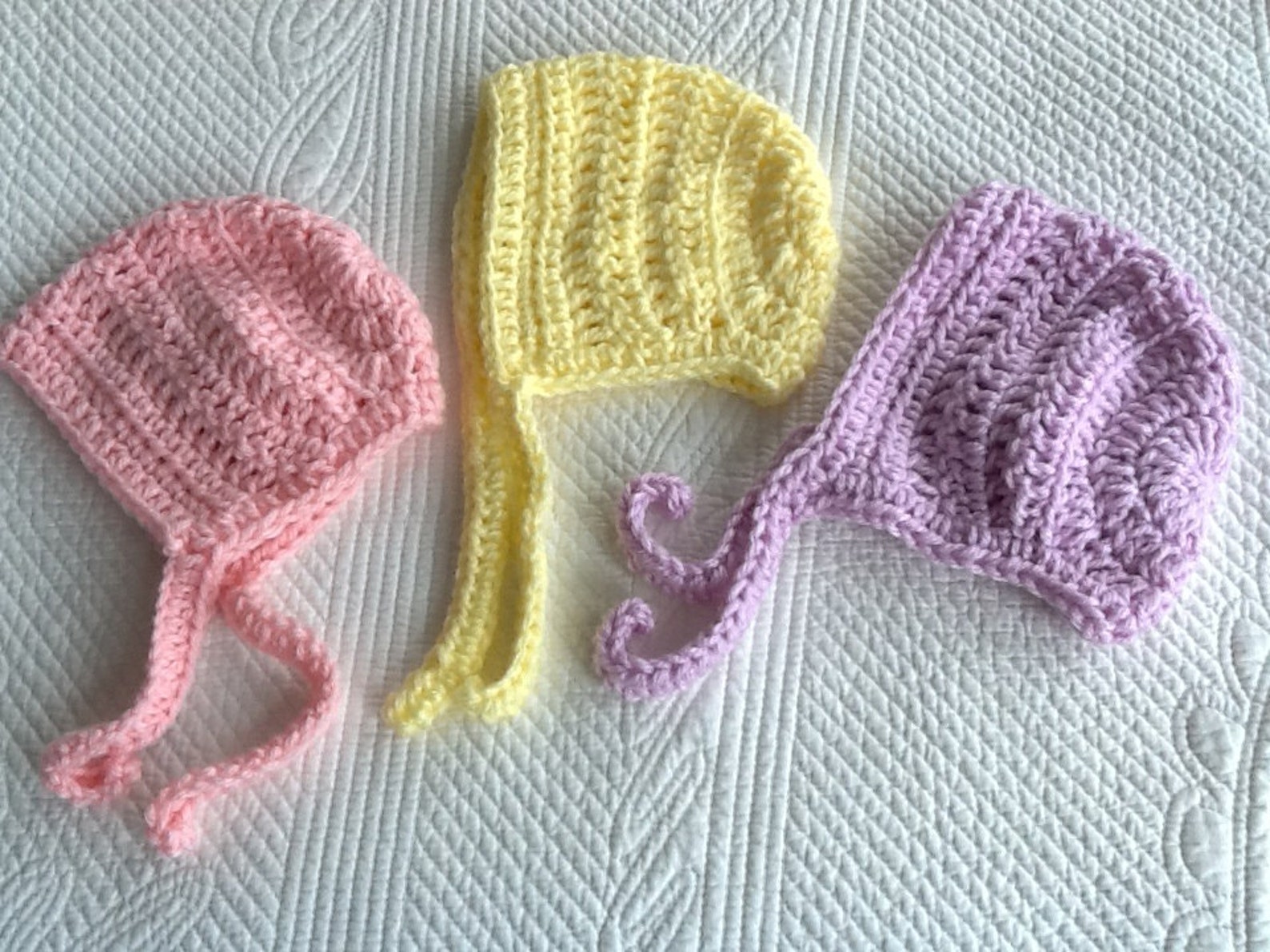 Easter Bonnet Easter Yellow Easter Bonnet Crochet Baby - Etsy