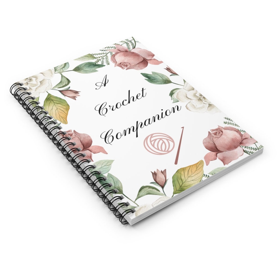 Crochet Notebook Crochet Spiral Notebook Ruled Line Gift - Etsy