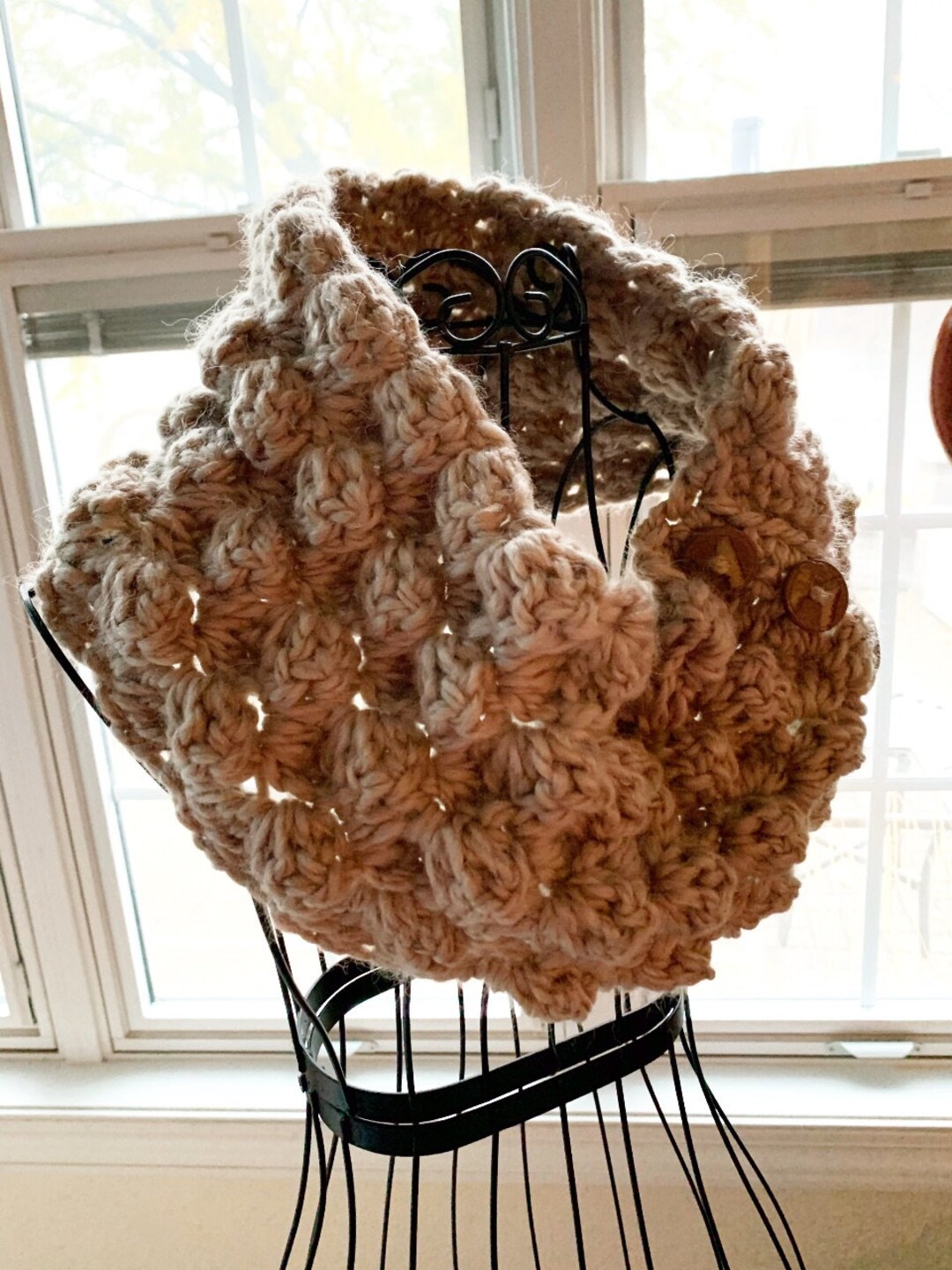 Crochet Pattern, "bumpy Road Cowl" Pattern, Crochet Cowl Pattern ...