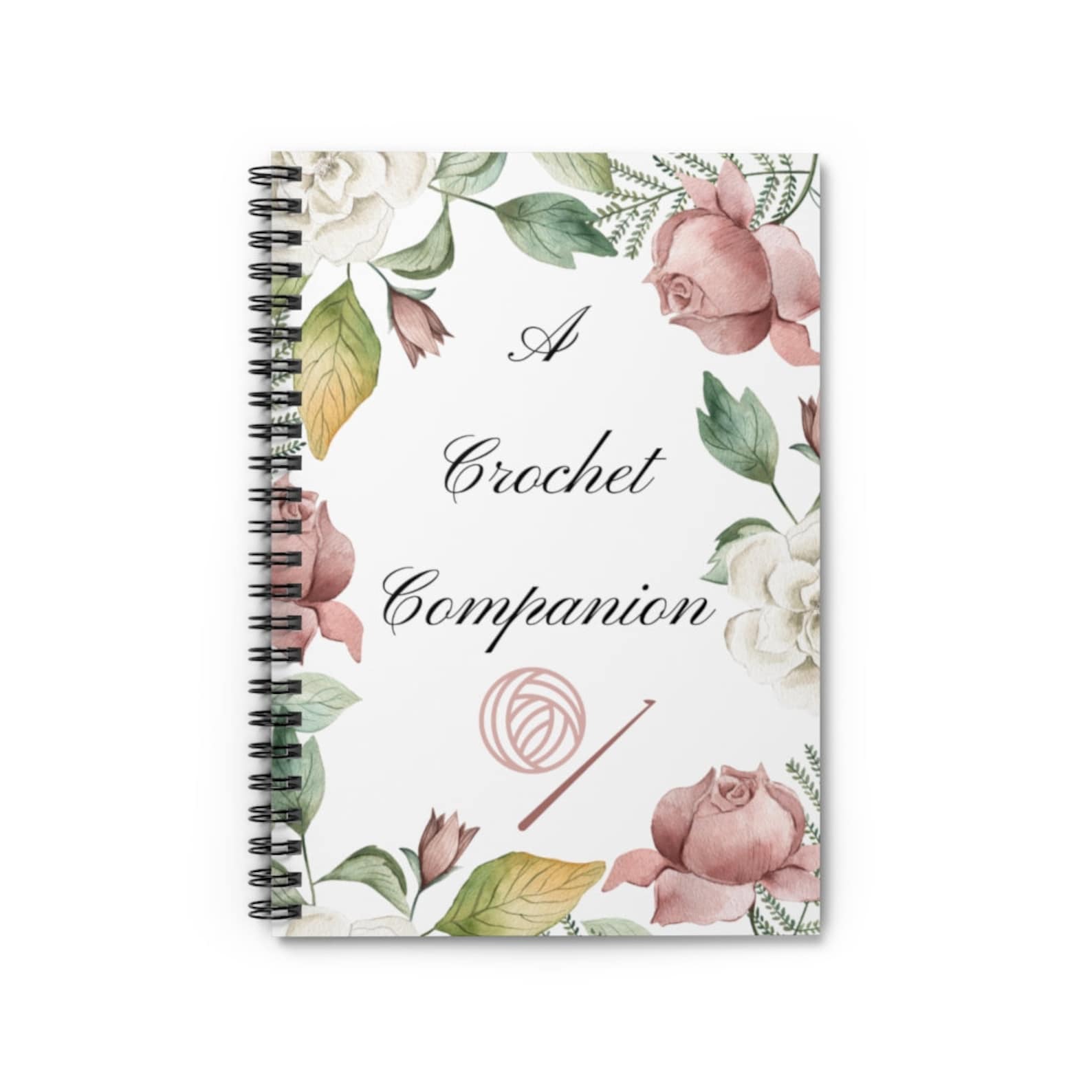 Crochet Notebook Crochet Spiral Notebook Ruled Line Gift - Etsy