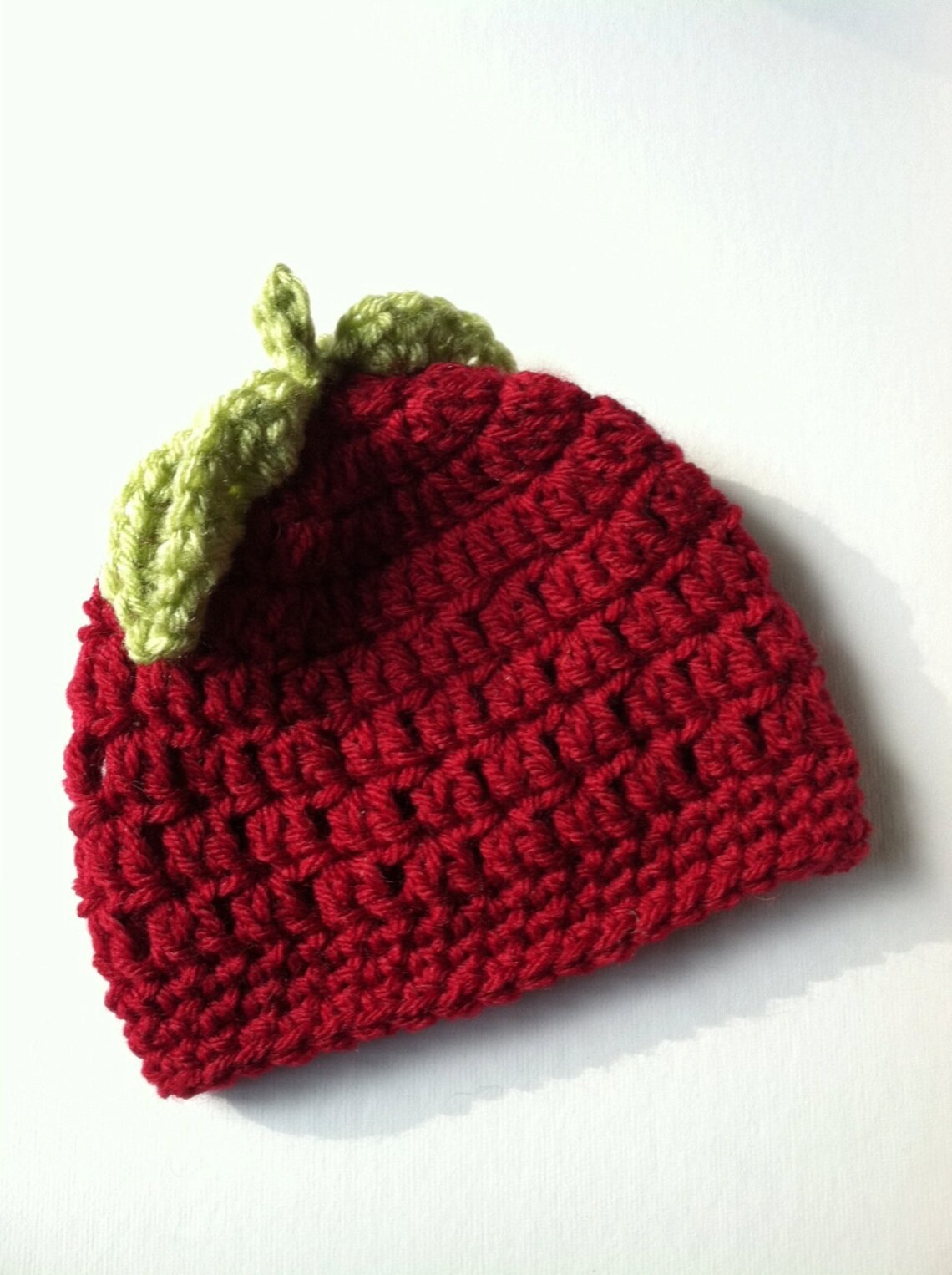 Crochet Apple Hat Red Apple Hat Crochet Baby Hat Red Apple - Etsy