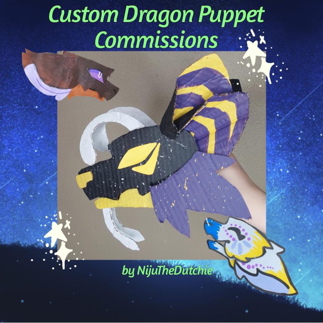 Custom Dragon Puppet Commissions by Niju - Etsy