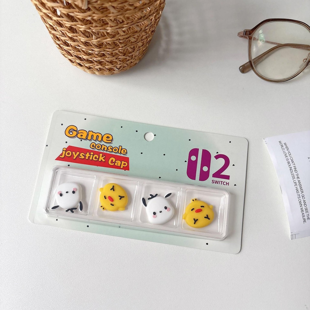 Switch 2 Thumb Grips, Pacha Dog - Chick, Cute Thumb Grip Caps for ...