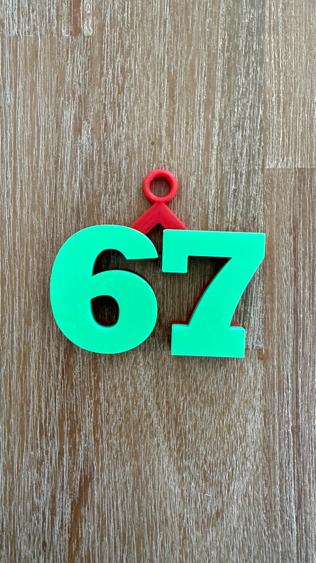 67 Ornaments! 6 7 Alpha Generation Tik Tok Craze 67 - Etsy