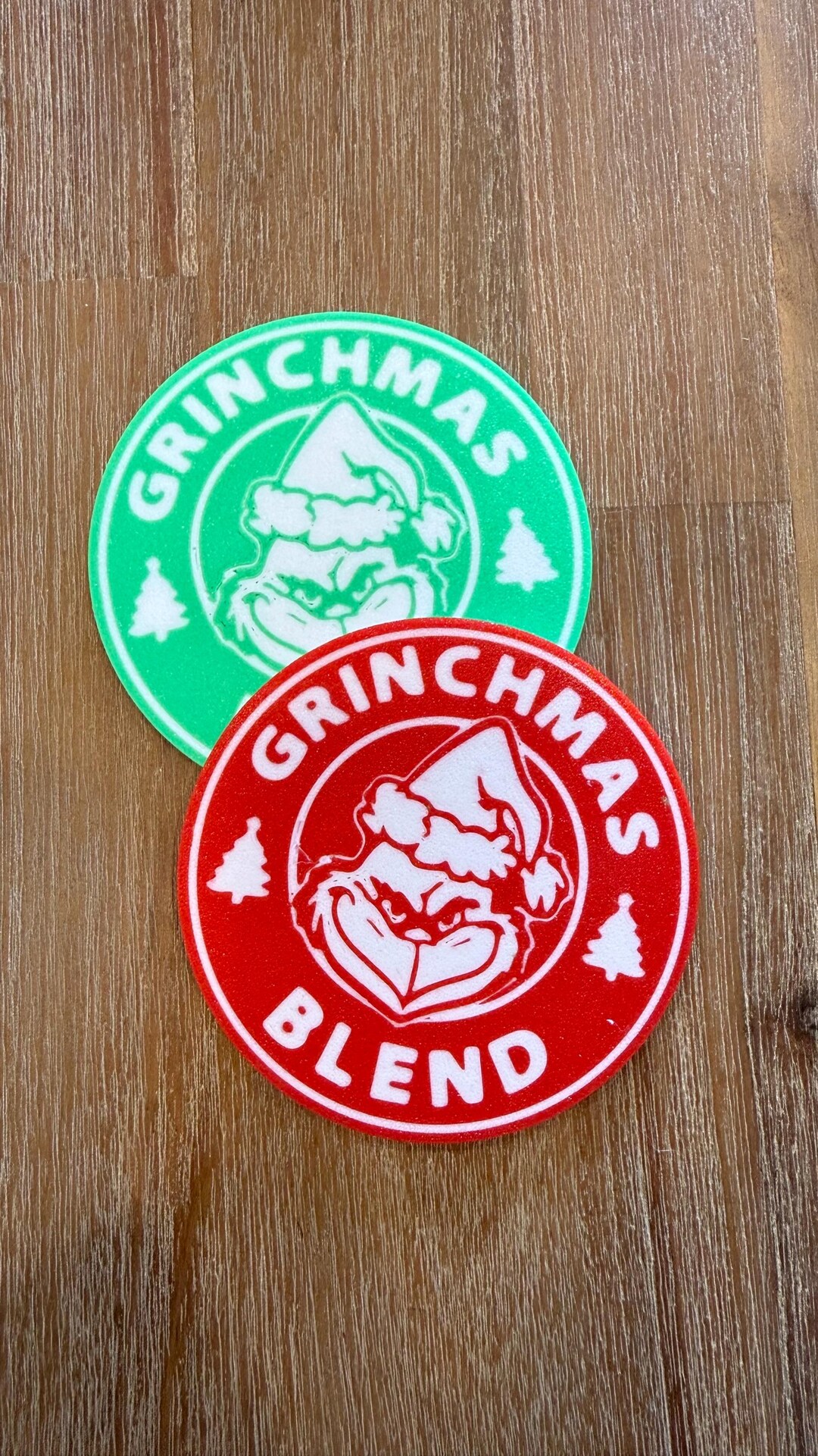 The Grinch Coasters. Comes in a Pair. Perfect for Any Collector of ...