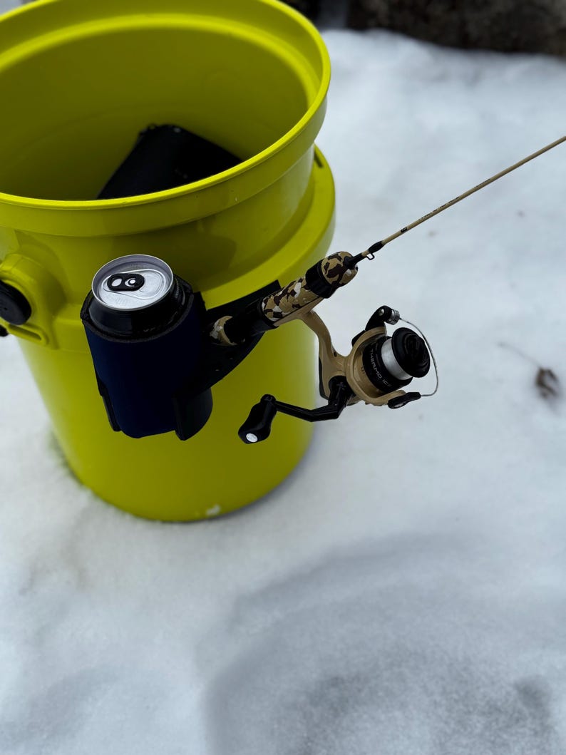 Yeti Bucket Ice Fishing Rod Holder - Etsy