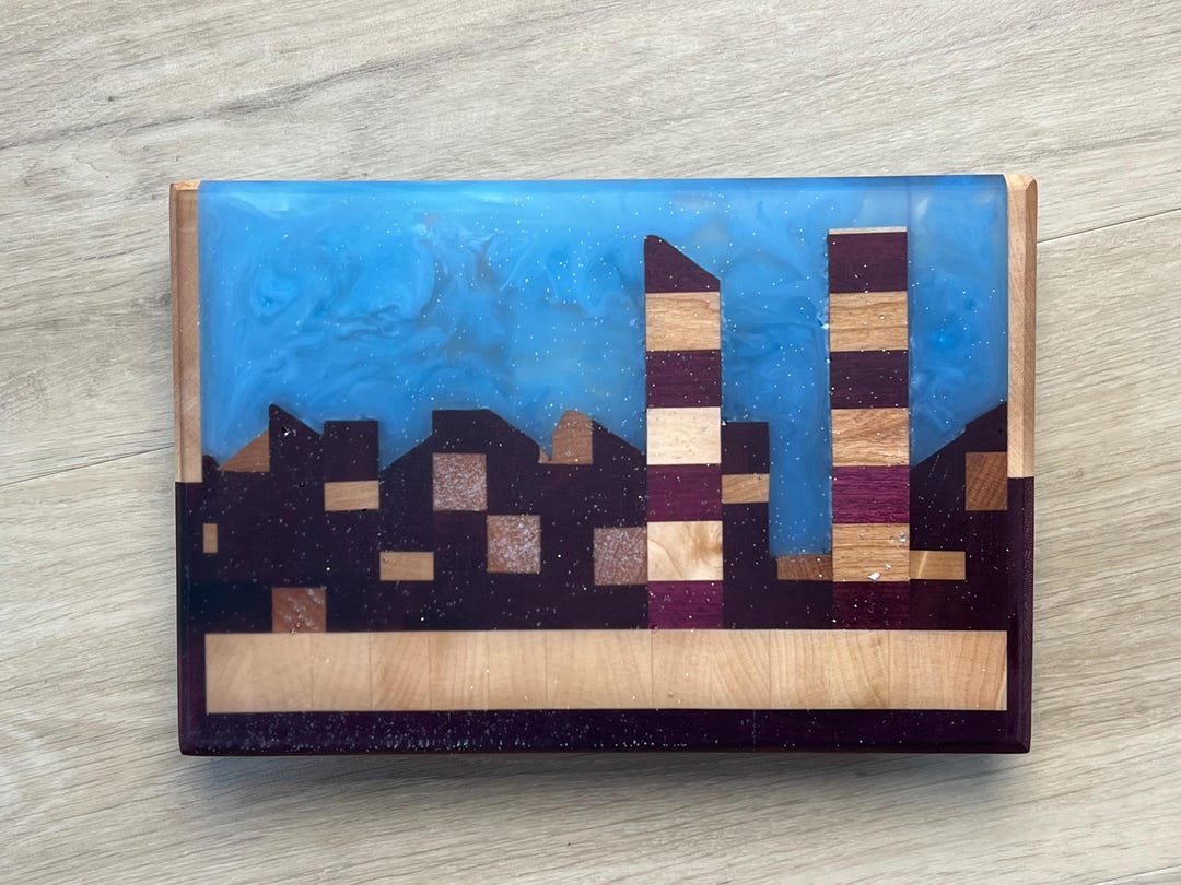 Charcuterie Board - Storm Over Manhattan - Etsy