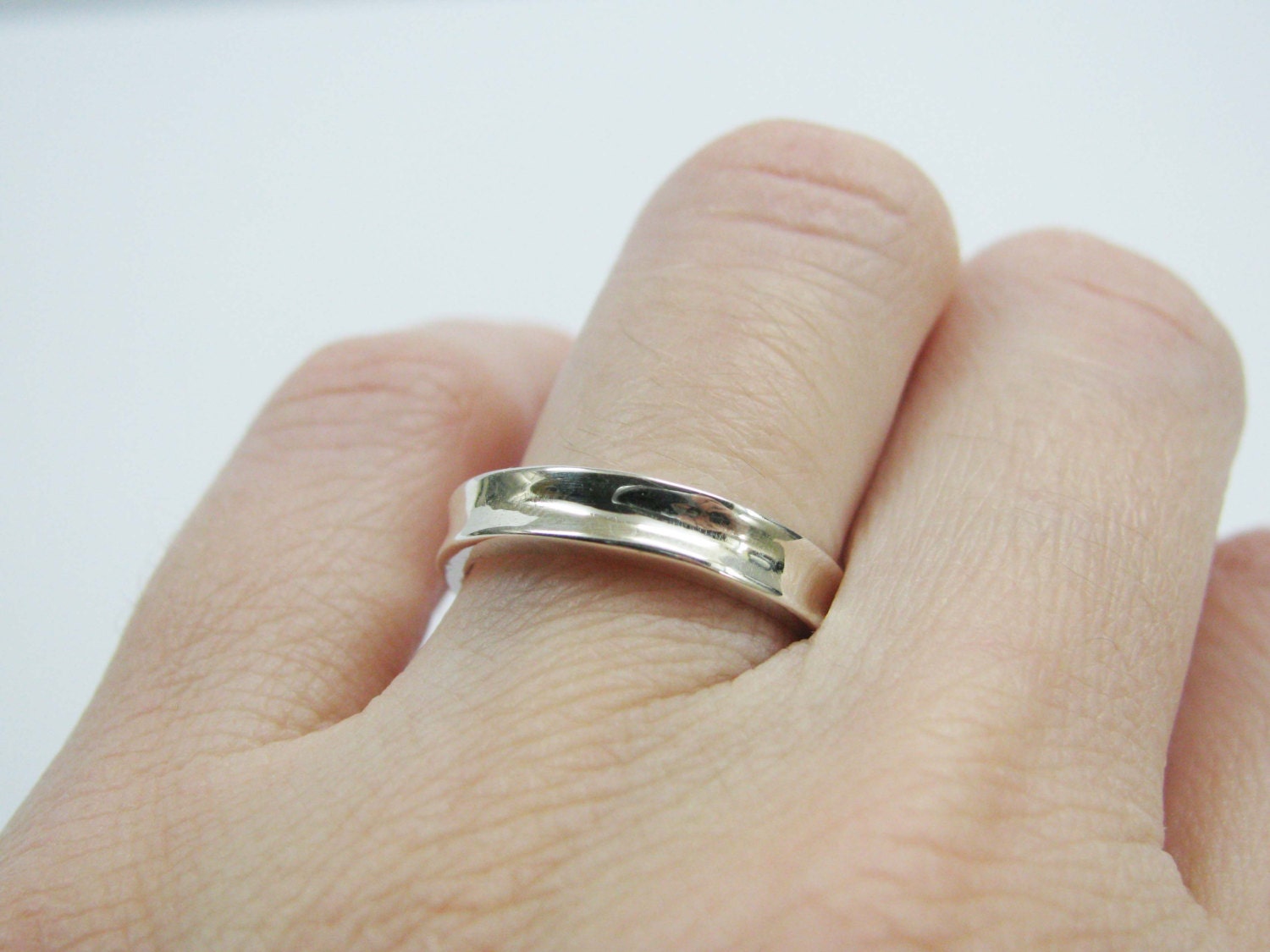 Blue Gemstone Wedding Bands blue London Topaz Wedding Ring | Etsy