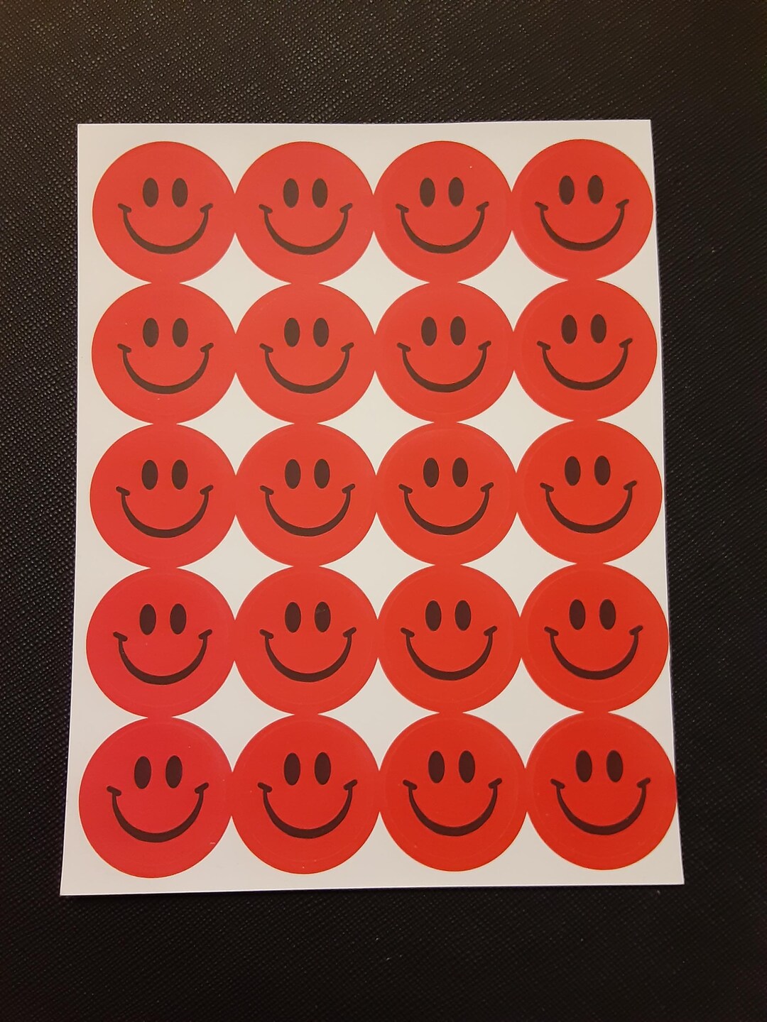 Vintage 80's Eureka Matte Happy Smiley Faces Cherry Scratch 'n Sniff ...