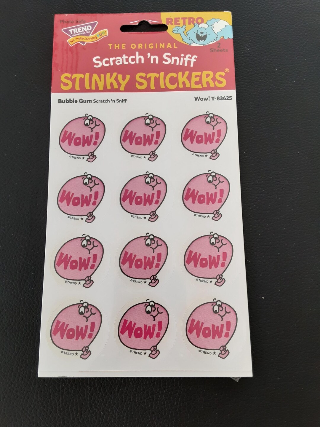 Trend Stinky Stickers Remake Retro Bubble Gum Scratch 'n Sniff Sticker ...
