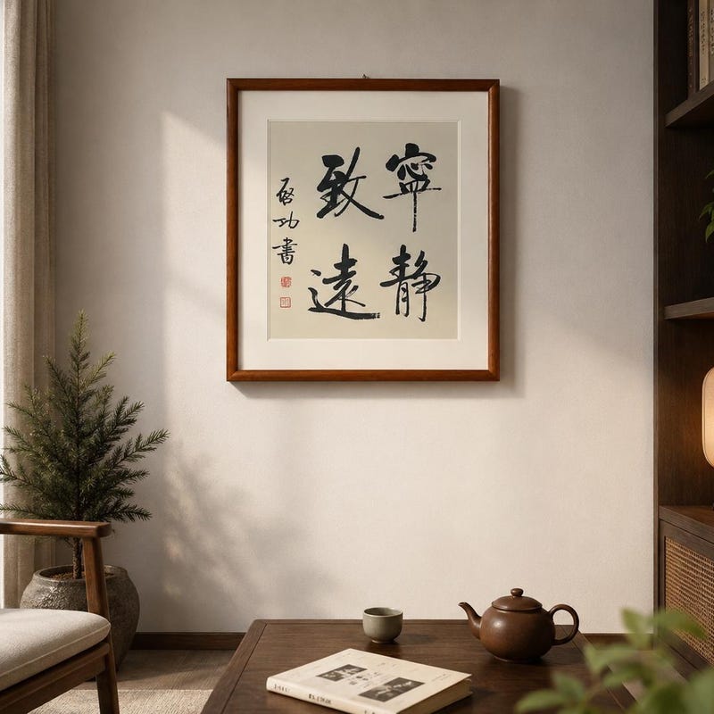 Zen Chinese Calligraphy - Etsy