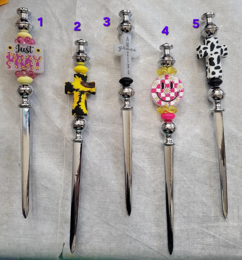 Beaded Letter Opener. - Etsy