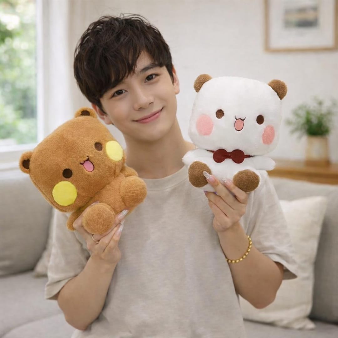 Bubu Dudu Plush: 20cm Kawaii Panda Bear, Valentine’s Day - Etsy UK