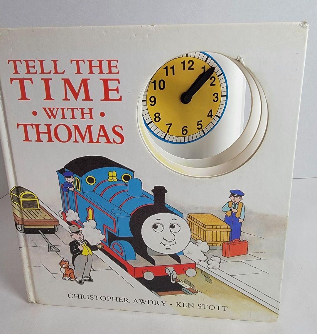 Tell the Time With Thomas Interactive Clock Book 1992 HC Thomas Tank ...