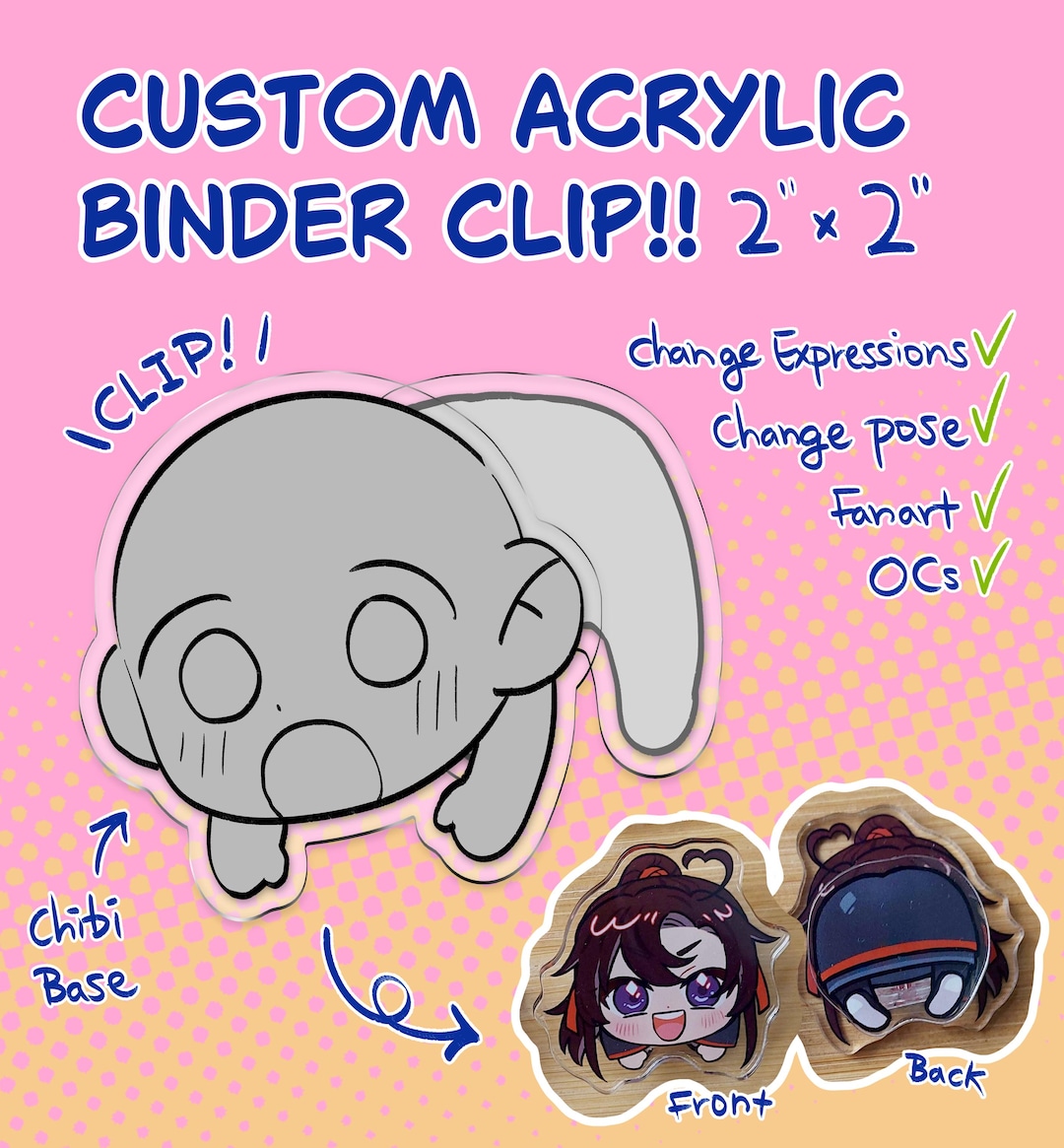 Custom Acrylic Standee Commissions - Personalized Chibi Ocs - Etsy