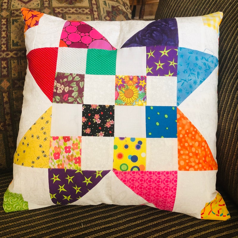 Patchwork Pillowcase - Etsy