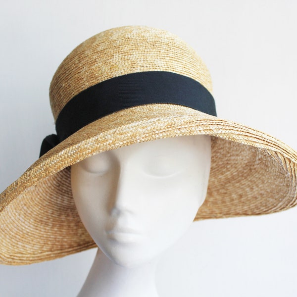Straw Cloche Hat - Etsy