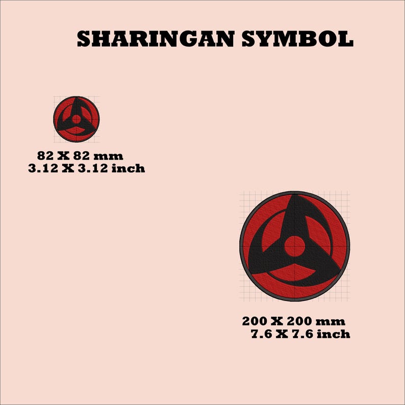 Naruto Embroidery | Anime Symbol Patch | Ninja Clan Embroidery | EMB ...