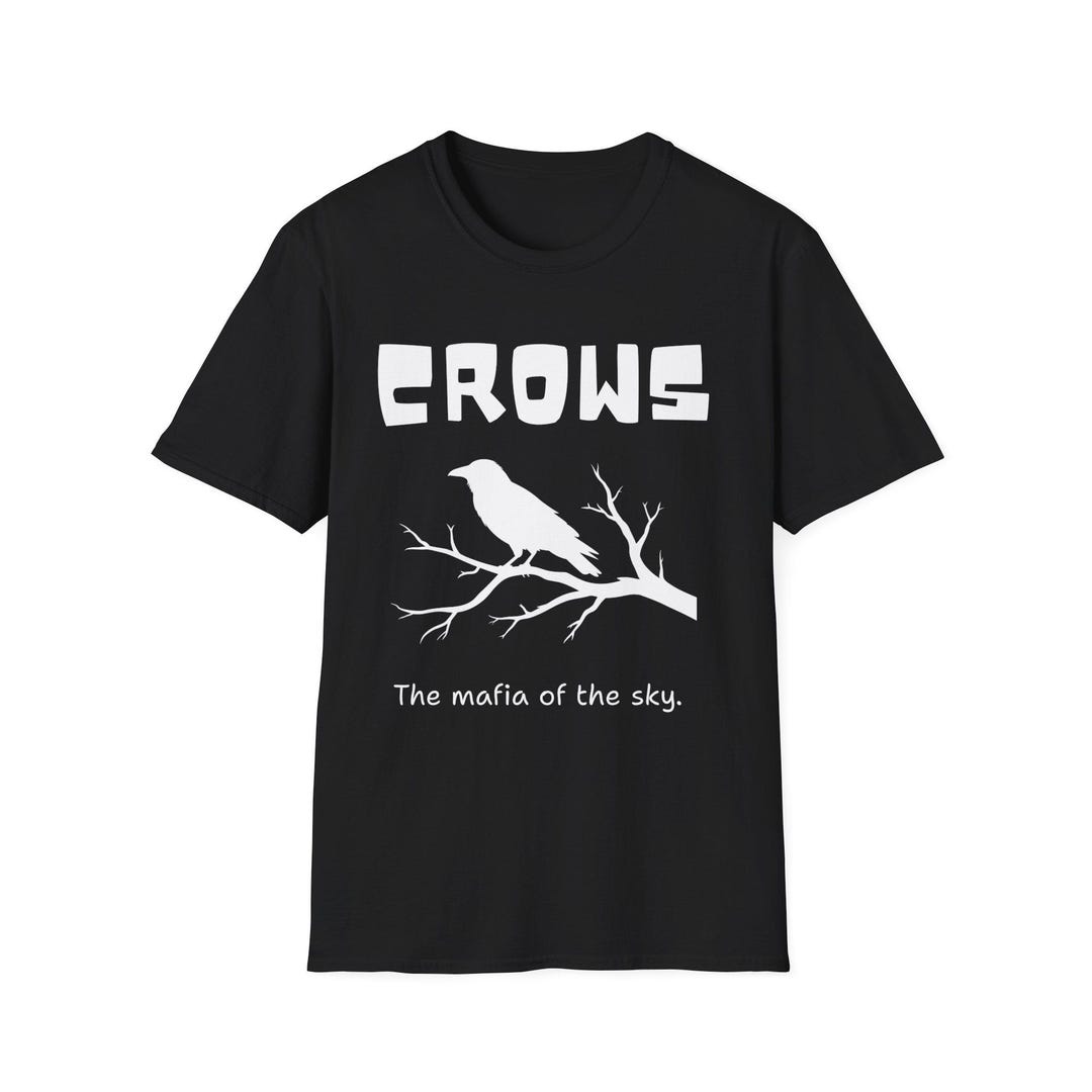 Crows Mafia of the Sky Silhouette T-shirt | Raven Graphic Tee, Nature ...