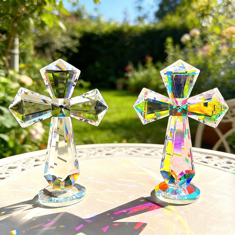 Prism Glass Pendant Light - Etsy