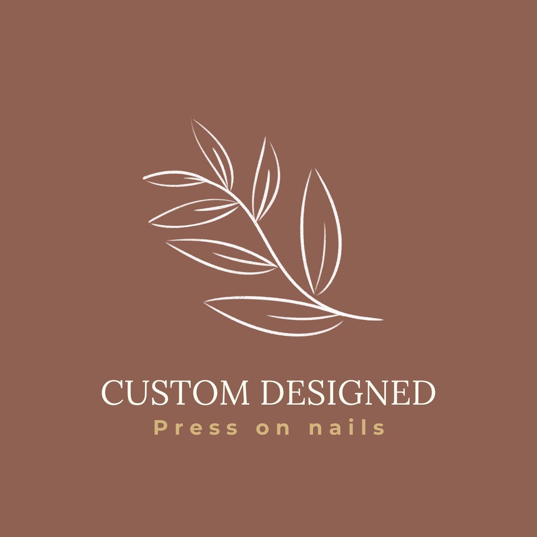 Custom Designed Press on Nails - Etsy