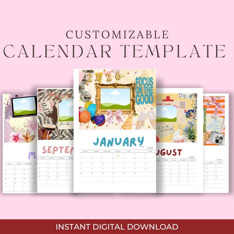 2026 Girly Calendars - Etsy