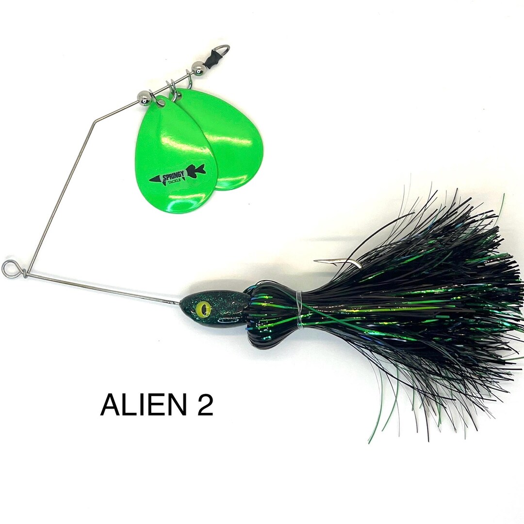 Double 7 Single Hooks Seeker Spinnerbait - Etsy