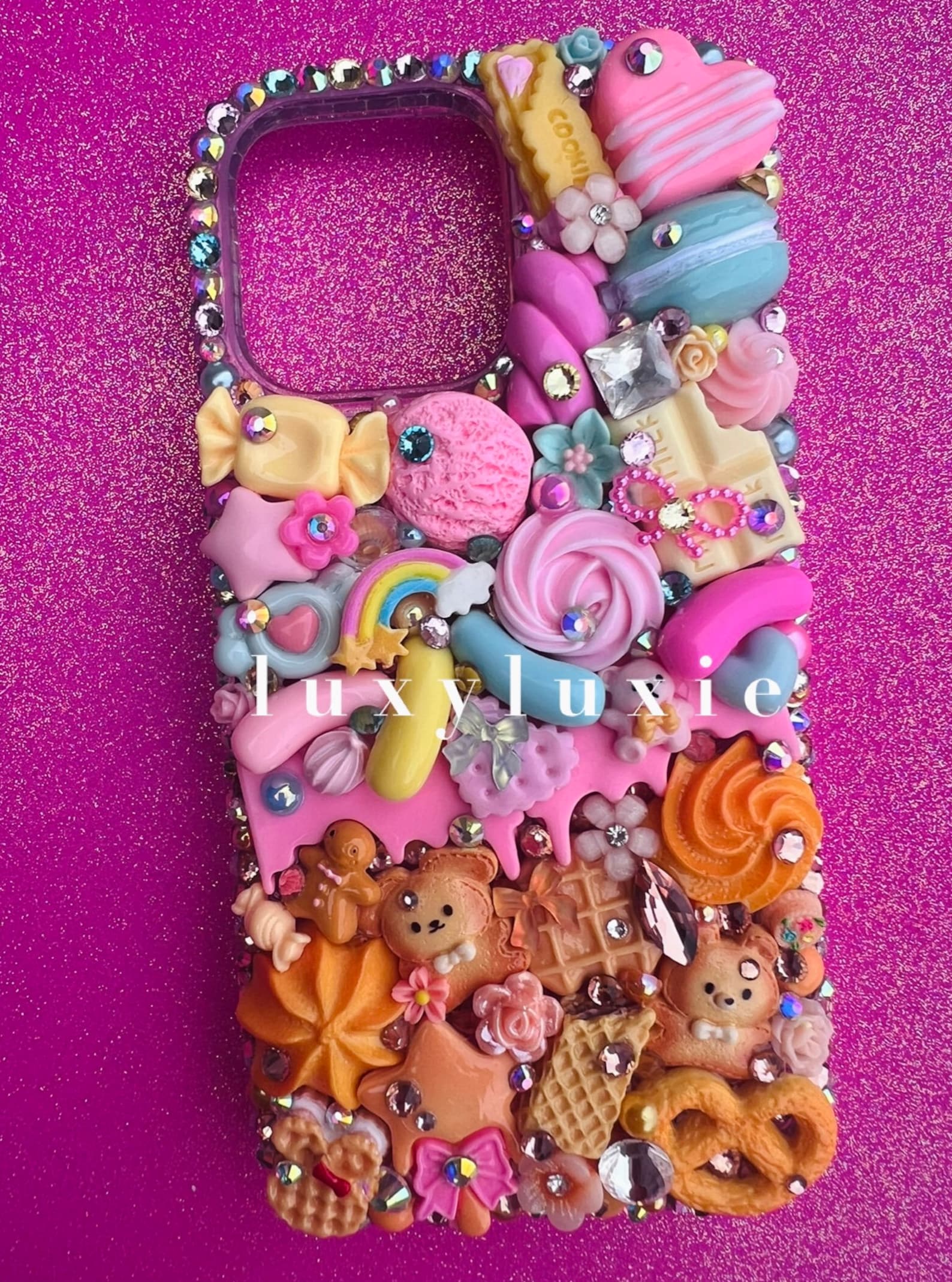 Custom Sweets & Bakery Treats Style Decoden Phone Case - Etsy