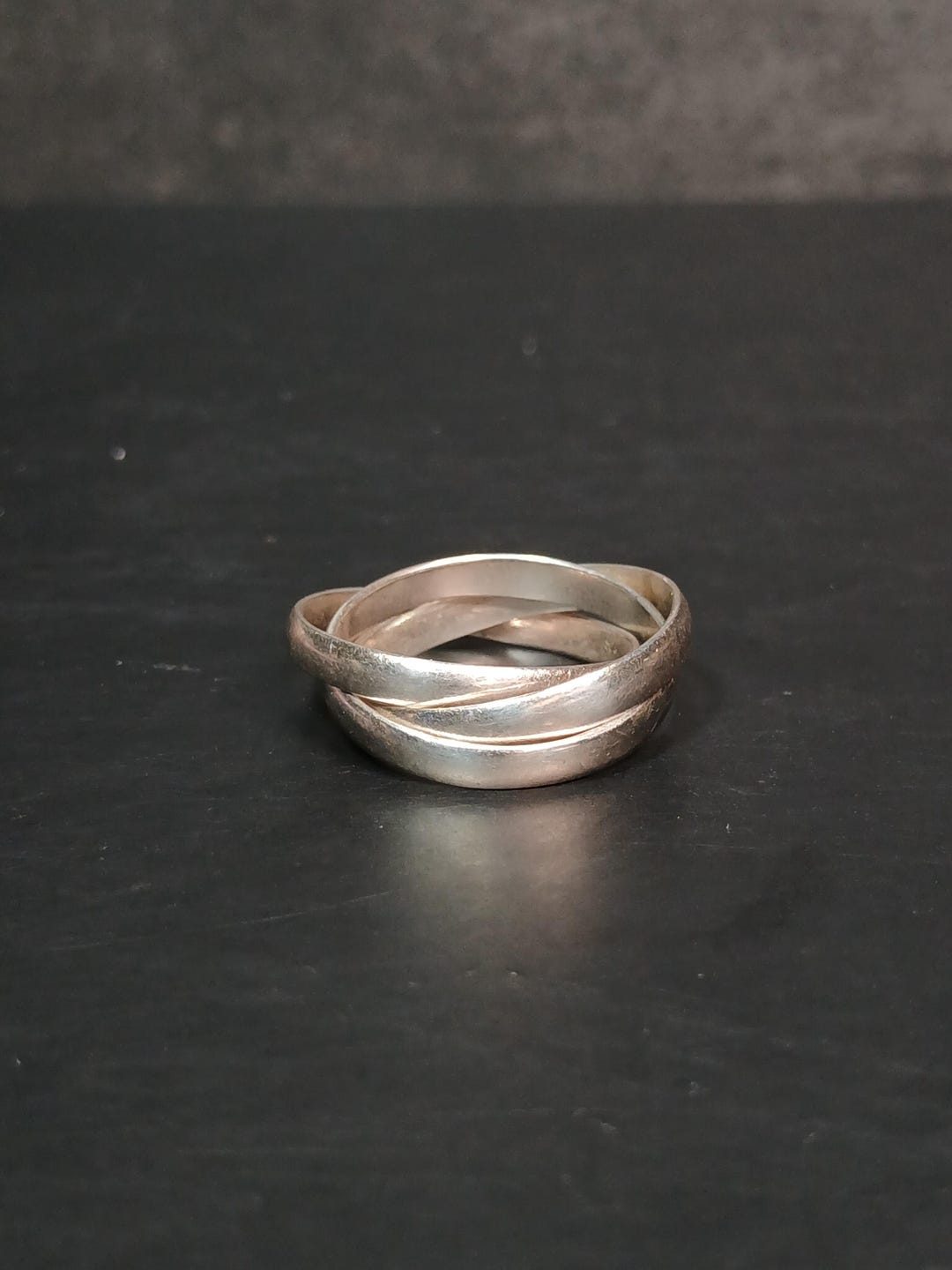 Sterling Silver Triple Rolling Ring Size 8 .925 5.5g - Etsy Canada