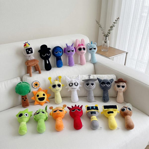 Sprunki Plushies - Etsy