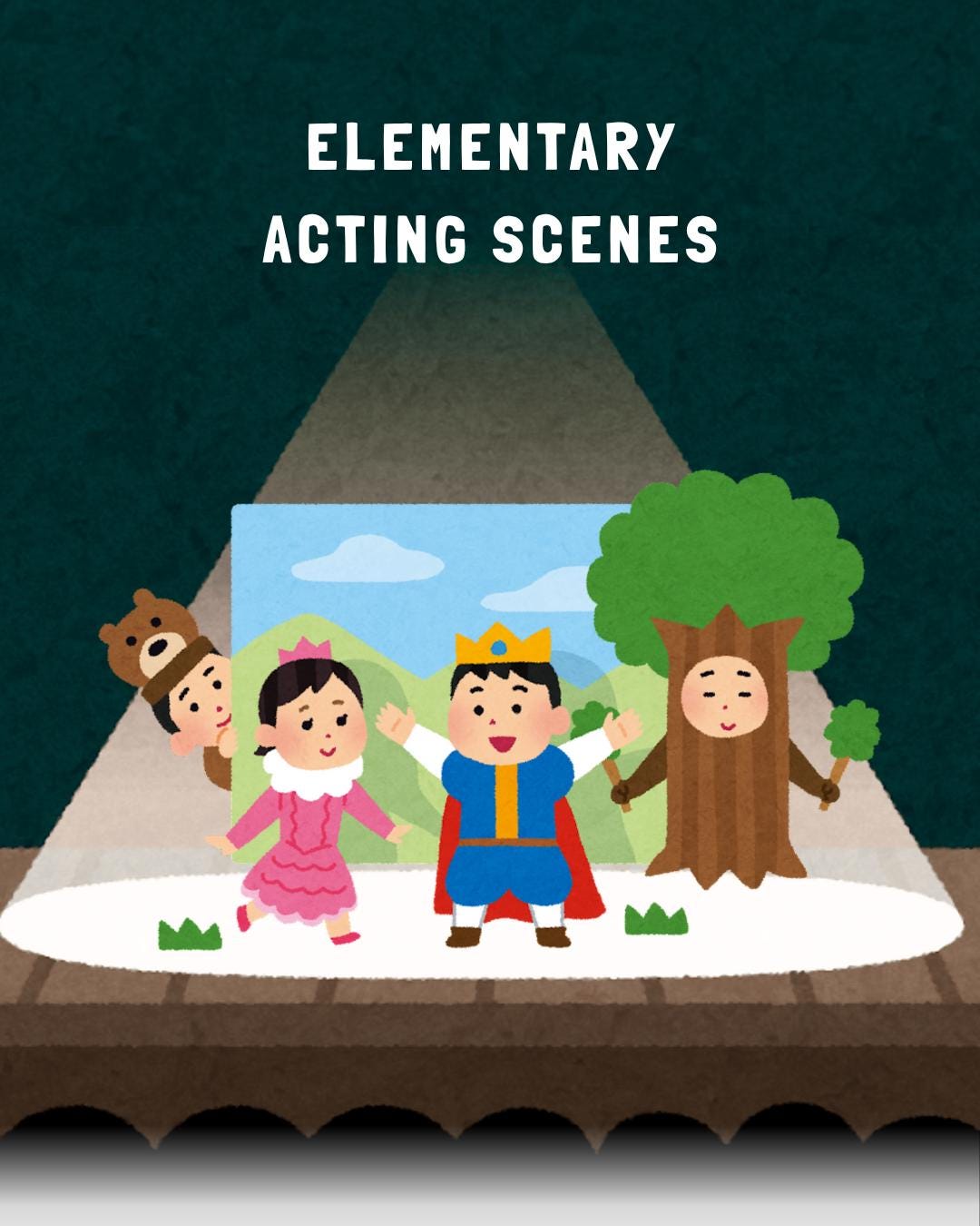 Easy Acting Scenes for Actors, Simple Children's Enrichment - Etsy