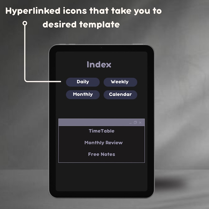Cute 2026 All-in-one Dark Academia Digital Planner: Dark Mode Planner ...