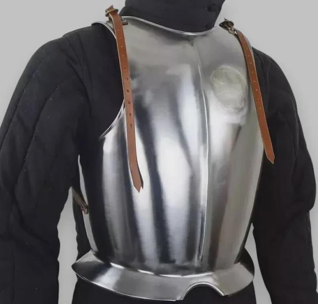 Medieval Steel Chestplate Armor | Knight Cuirass With Leather Straps ...