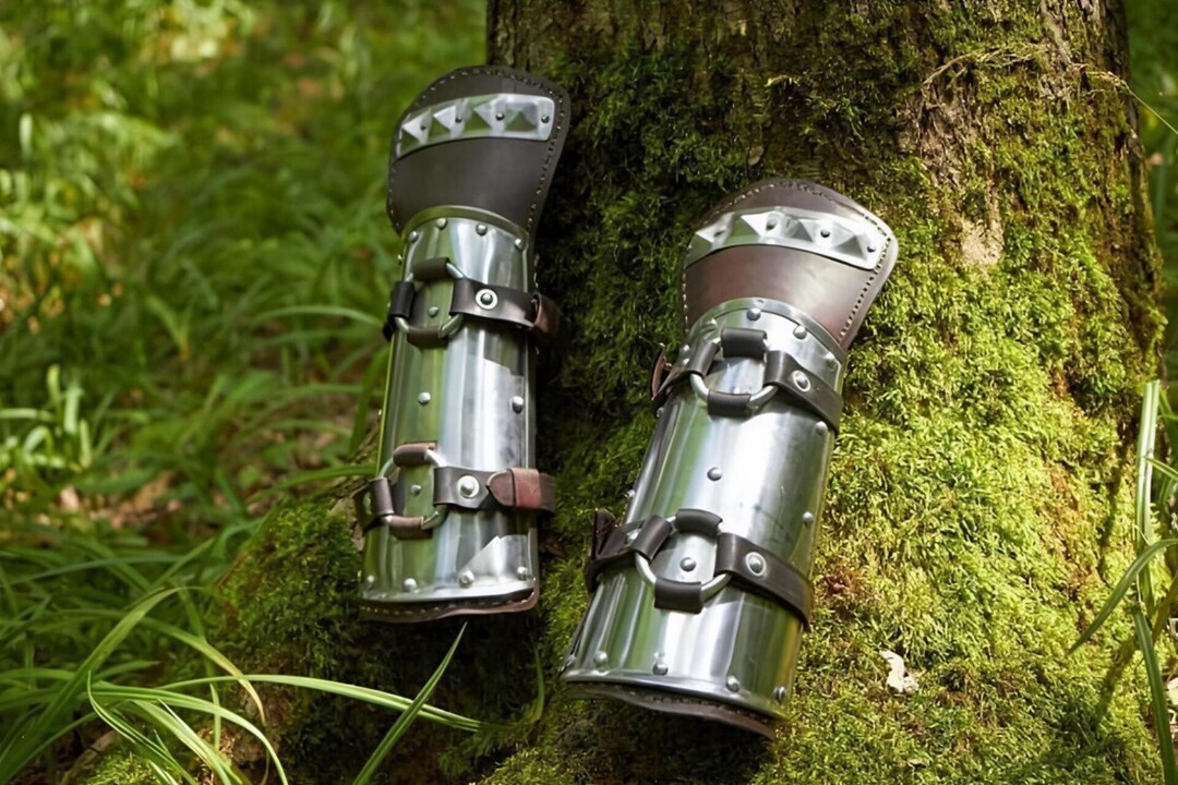 Medieval Steel Bracers | Knight Forearm Armor | Handmade Medieval Arm ...