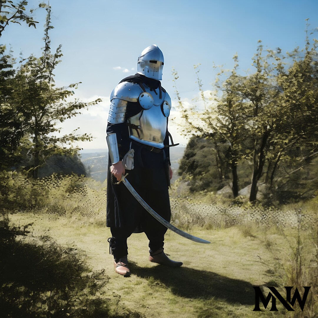 Handcrafted Medieval Polished Steel Body Armor | Cosplay, Roleplay - Etsy
