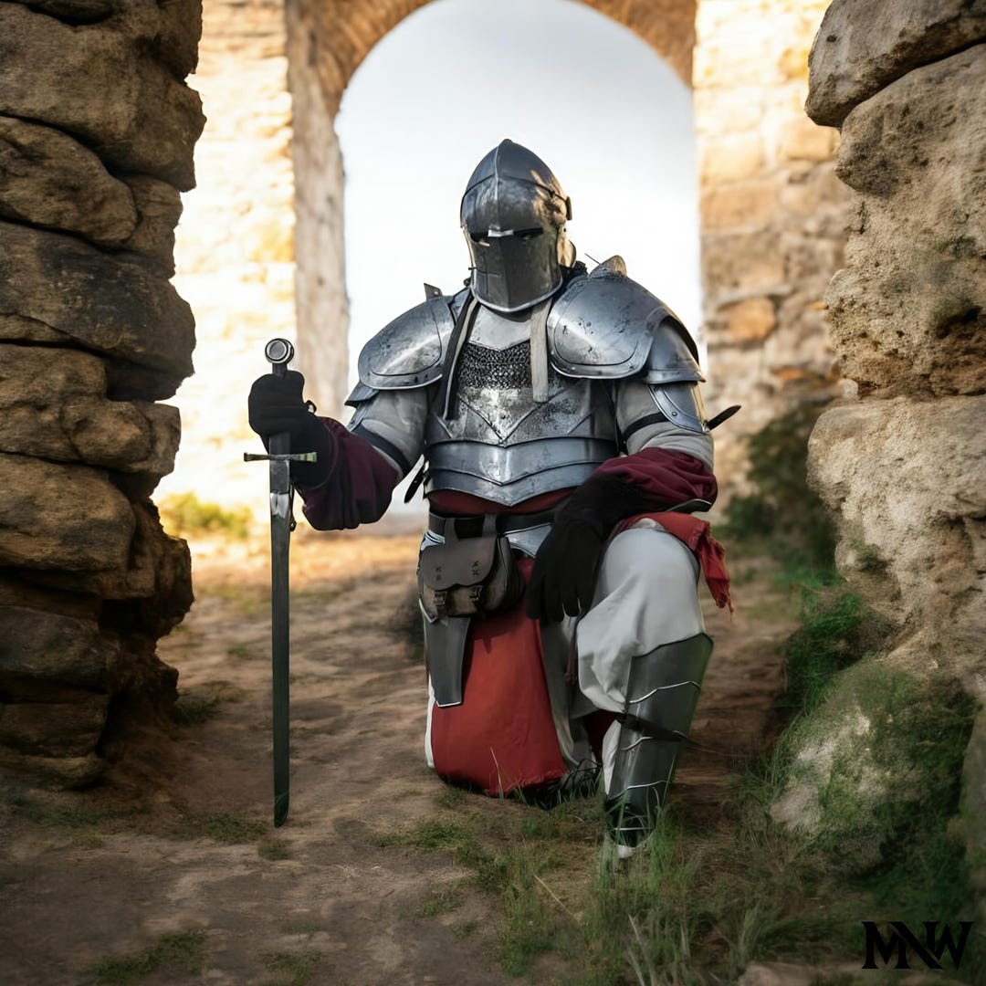 Handmade 18 Gauge Steel Barbute Full Armor Suit | Medieval Knight ...