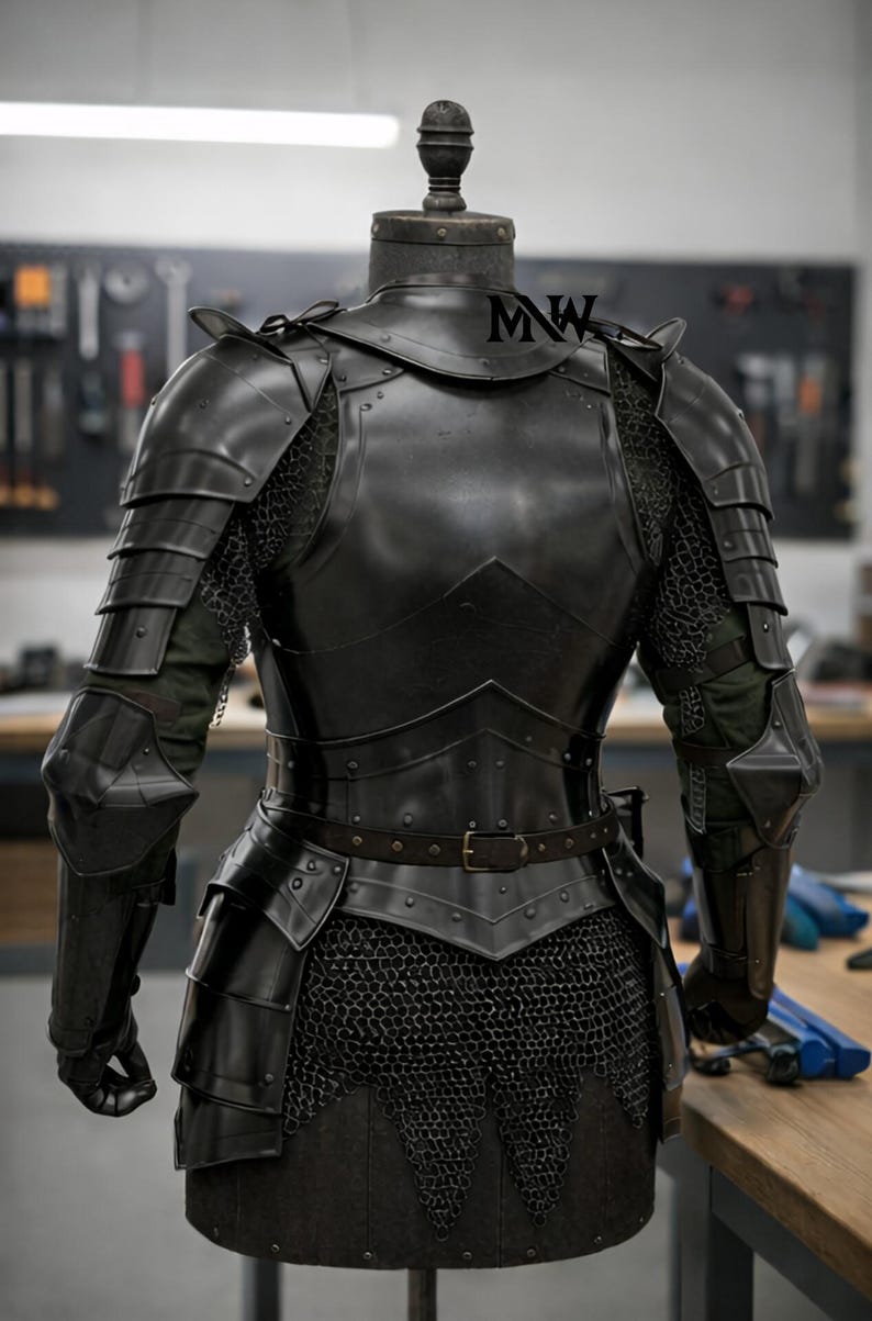 Female Knight Steel Armor Costume ~ Medieval Lady Knight Breastplate ...