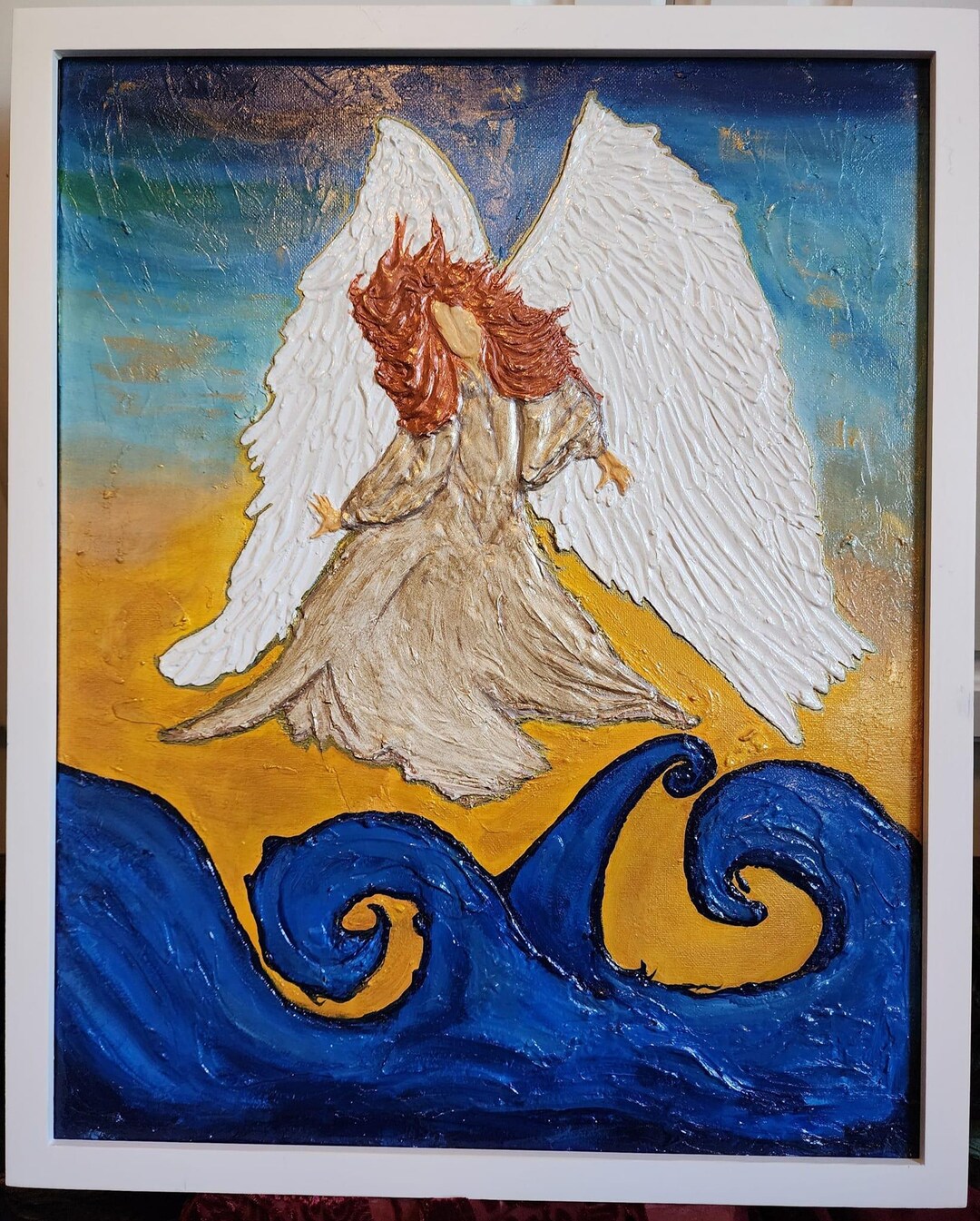 Angel of the Waves Intuitive Painting - Etsy