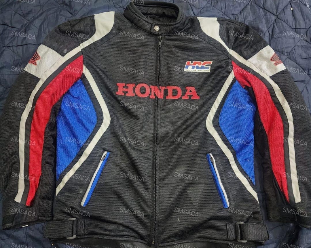 Honda HRC Mesh Motorcycle Riding Jacket, Airflow Riding Gear ...