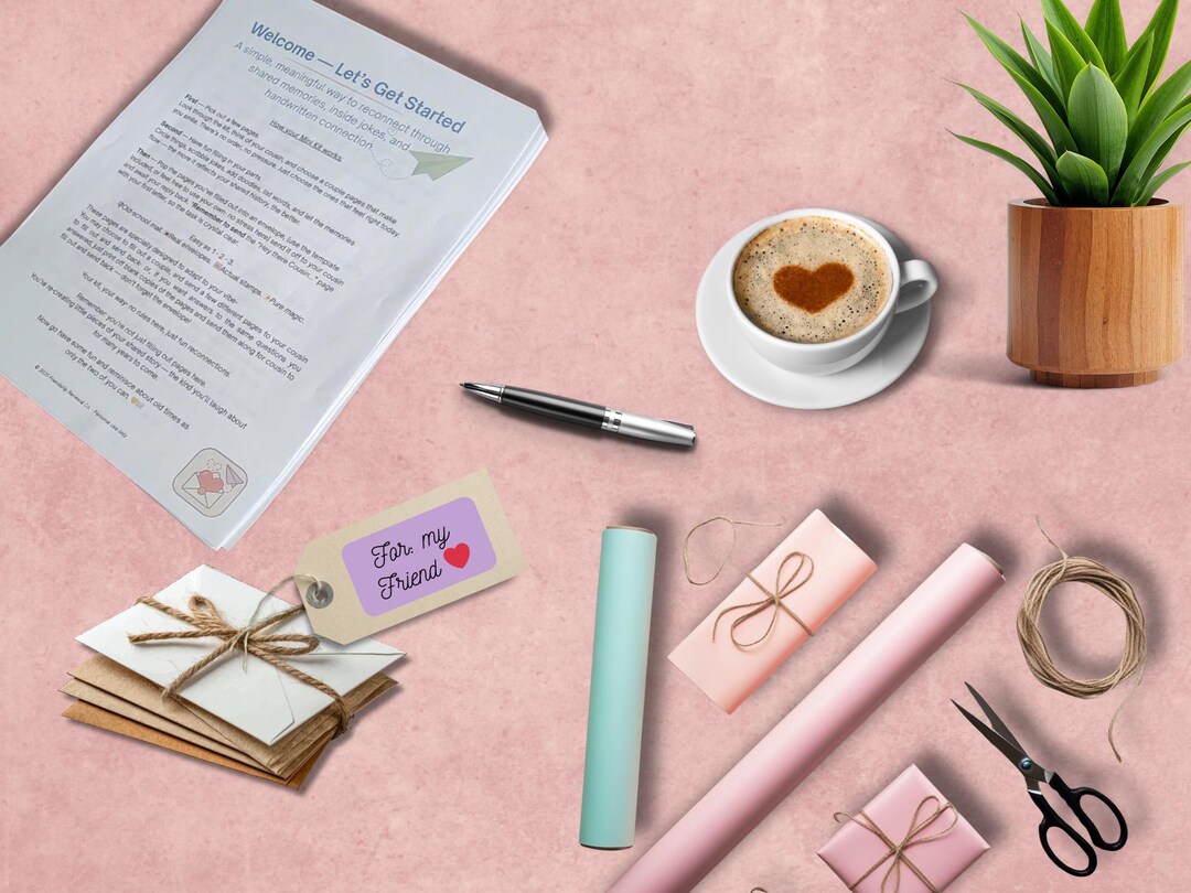 Modern Printable, Letter Writing Kit for Friends, Snail Mail Activity ...