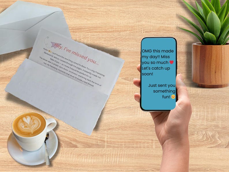 Modern Printable, Letter Writing Kit for Friends, Snail Mail Activity ...