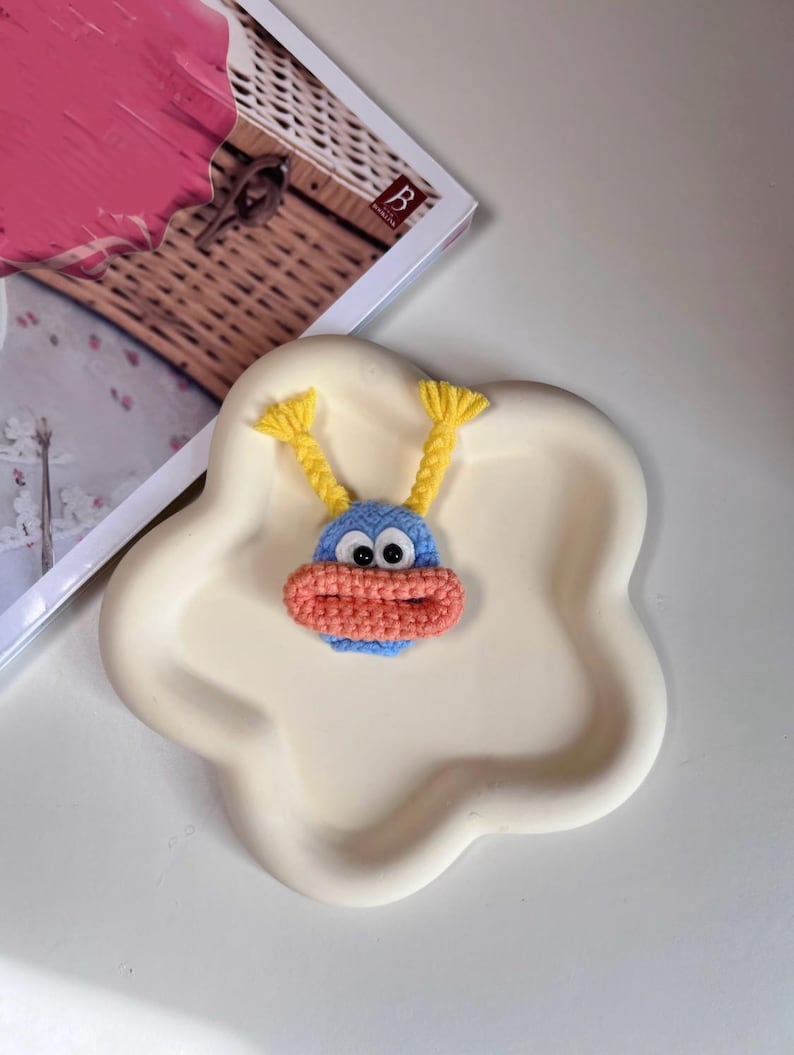 Funny Monster Key Holder Crochet Pattern, Amigurumi Key Cover Crochet ...