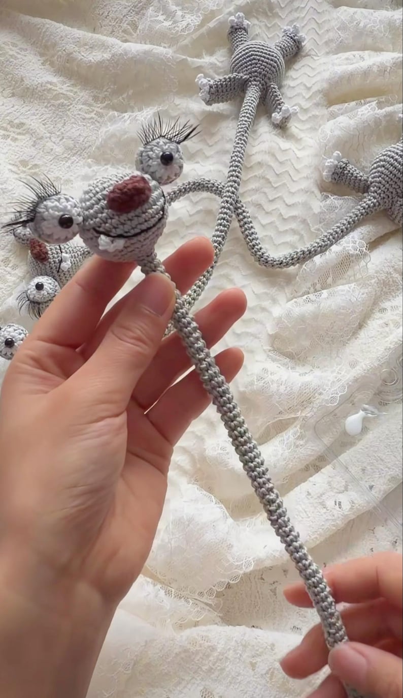 Long Neck Sid the Sloth Crochet Pattern, Funny Crochet Scrat the ...