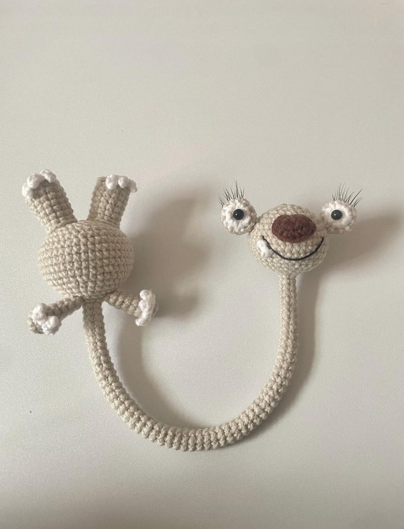 Long Neck Sid the Sloth Crochet Pattern, Funny Crochet Scrat the ...