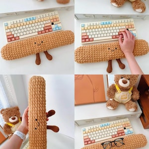 Jellycat Wrist Rest Crochet Pattern, Baguette Wrist Rest & Phone Stand ...