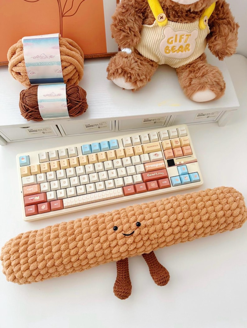 Jellycat Wrist Rest Crochet Pattern, Baguette Wrist Rest & Phone Stand ...