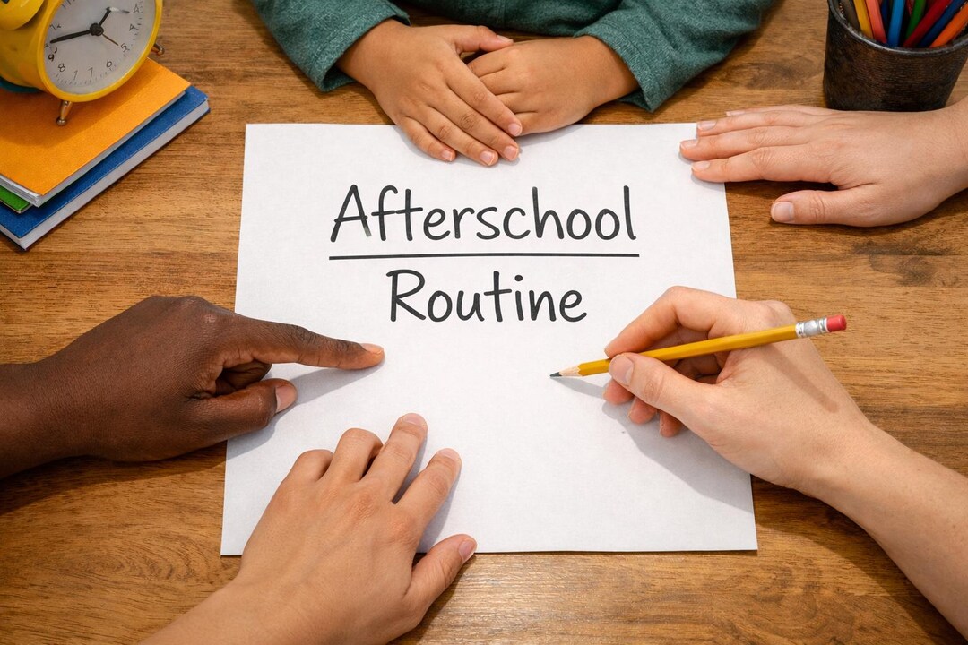 Kids Afterschool Routine Checklist | Printable After-school Chart Ages ...