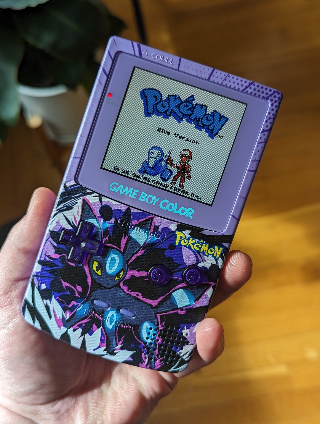 Gameboy Color Mod Backlit Screen Umbreon Eevee Pokemon GBC READ ...