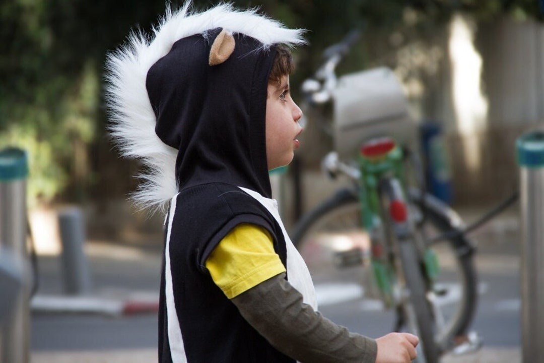 Skunk Halloween Costume / Skunk Romper / Skunk Short Playsuit / Kids ...